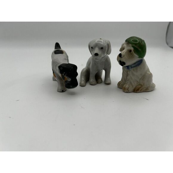Dog | Scottie Dog With Beretschnauzer Terrier Labrador Puppy Porcelain ...